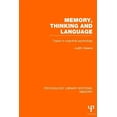 Psychology Library Editions: Memory Memory, Thinking and Language (PLE ...
