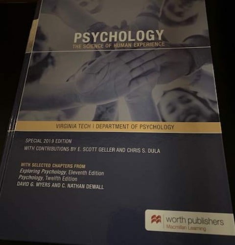 Pre-Owned Psychology Virginia Tech Custom Paperback - Walmart.com