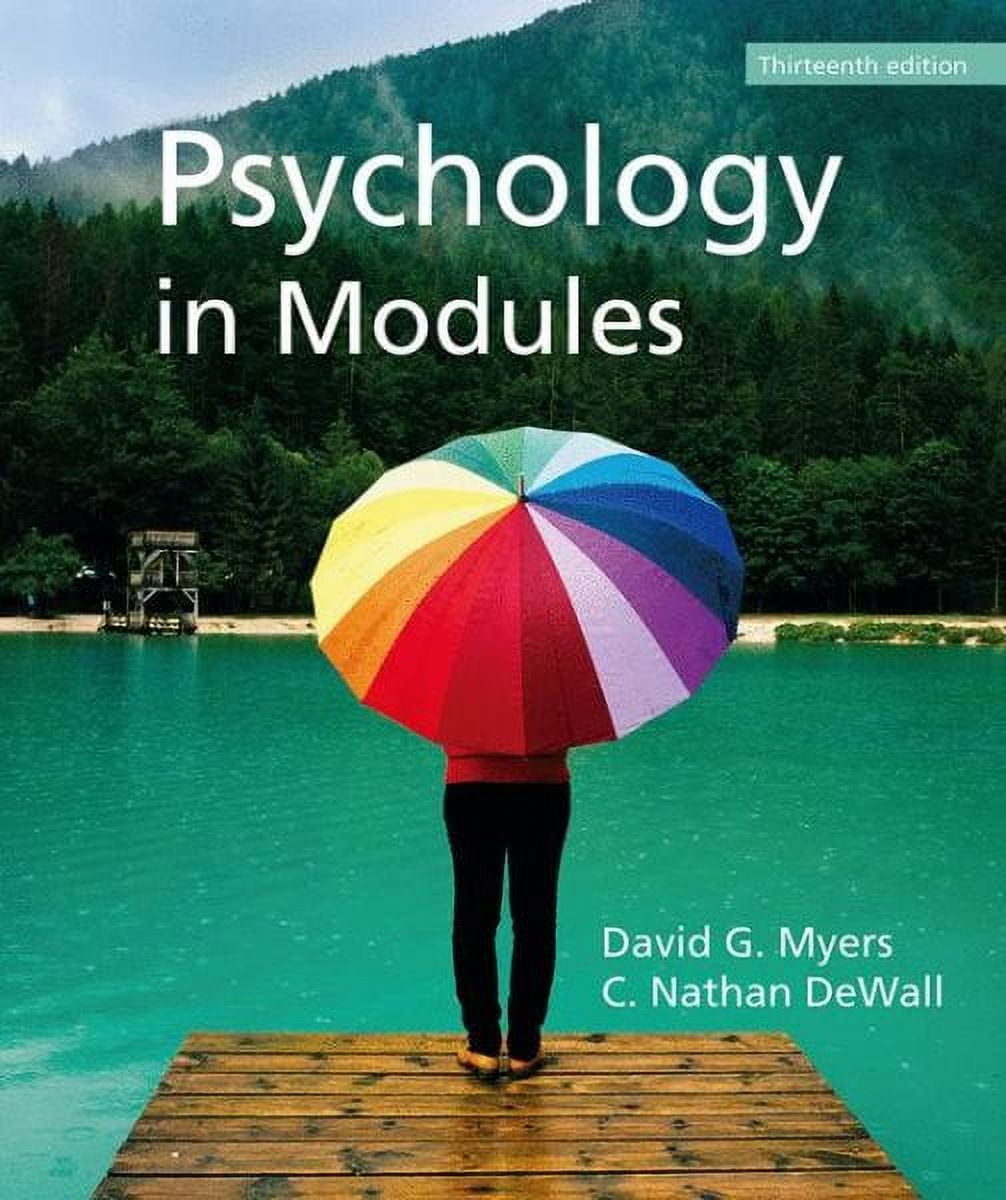 Psychology in Modules C Nathan DeWall,David Myers (Paperback) - Walmart.com