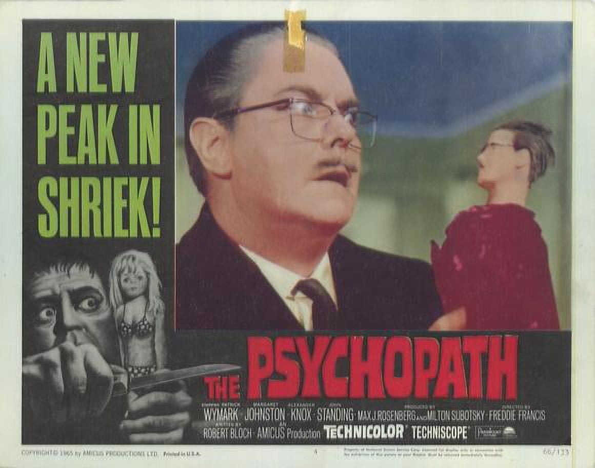 Psychopath - movie POSTER (Style D) (11" x 14") (1966) - Walmart.com