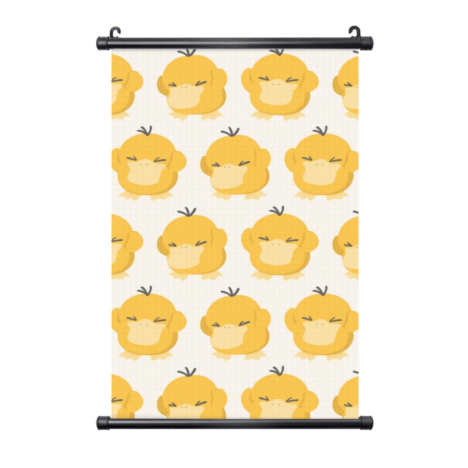 Psyduck Poster Plastic Shaft Wall Hanging Banner Painting Canvas ...