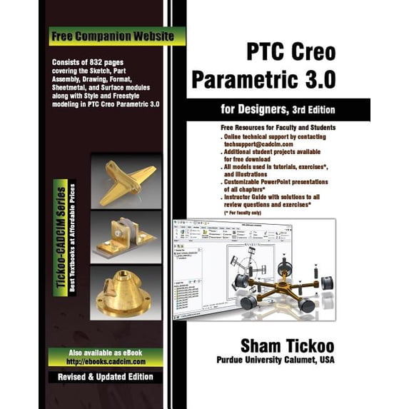 PTC Creo Parametric 3.0 for Designers (Paperback) - Walmart.com