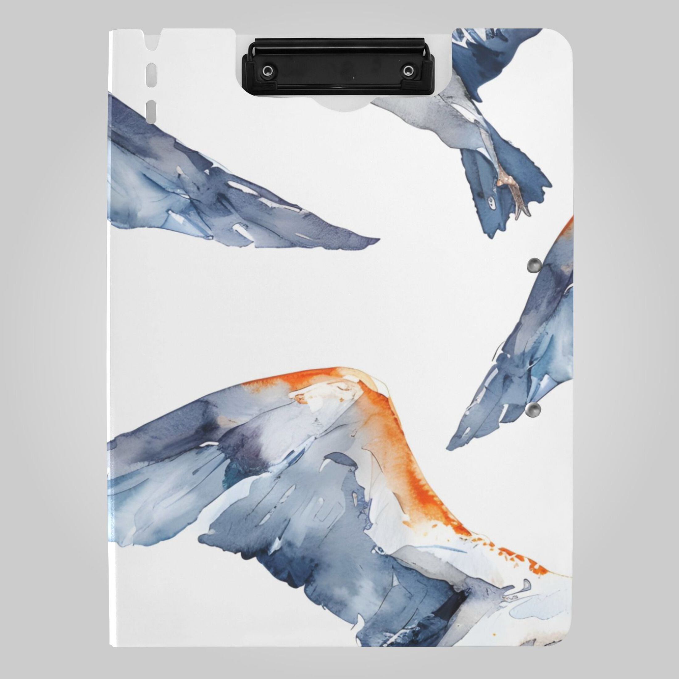 Pterosaurs Watercolor Foldable Binder Folder Clipboard with Pen Slot ...