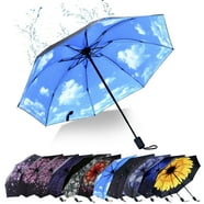 Misty Harbor Automatic Open Folding Umbrella Teal - Walmart.com