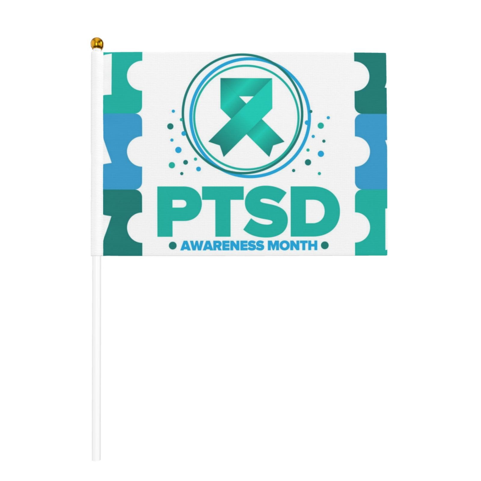 Ptsd Awareness Month Flag Small Mini Hand Held Flags Small Miniature ...