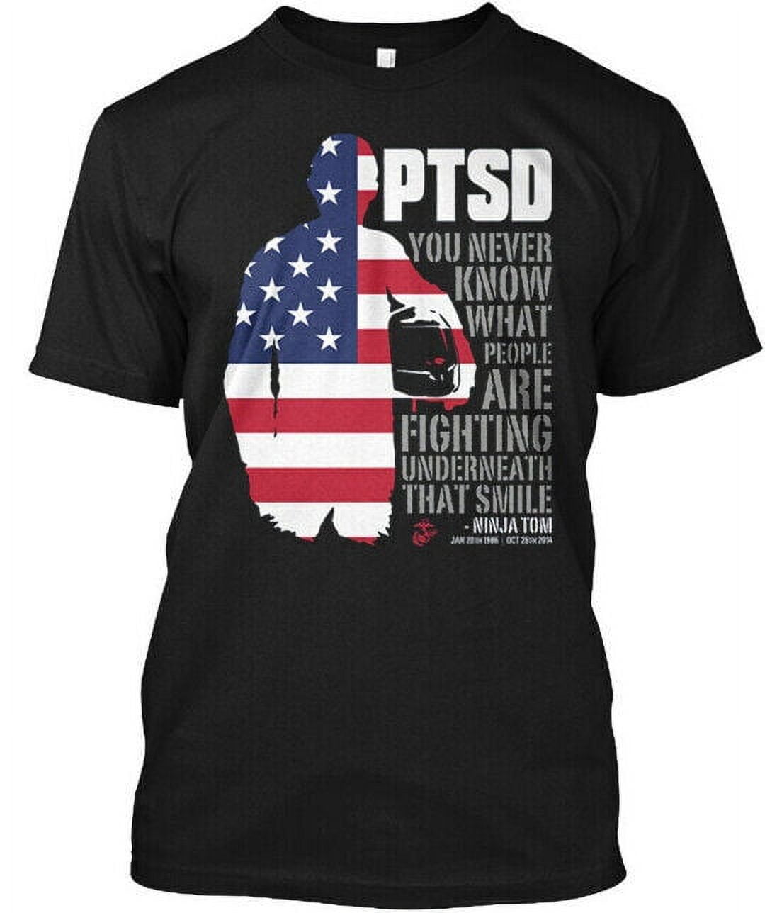 Ptsd You Never Know What People Are Fighting T-Shirt Made in USA S-5XL ...