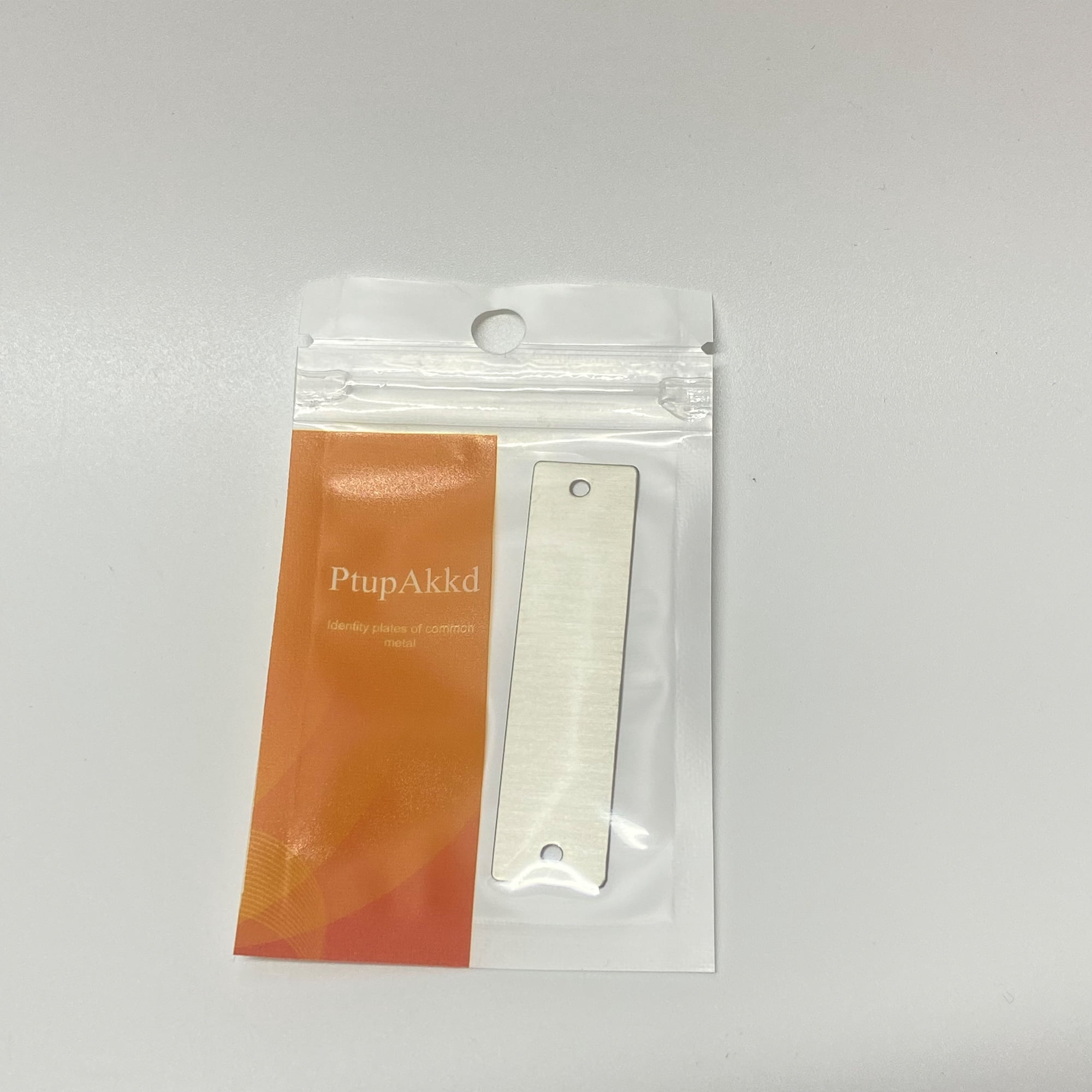 PtupAkkd--Identity plates of common metal,Stylish and Durable Identity ...