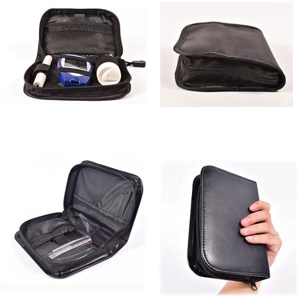 Customer reviews for Pu Blood Glucose Meter Storage Bag Wallet Oximeter ...