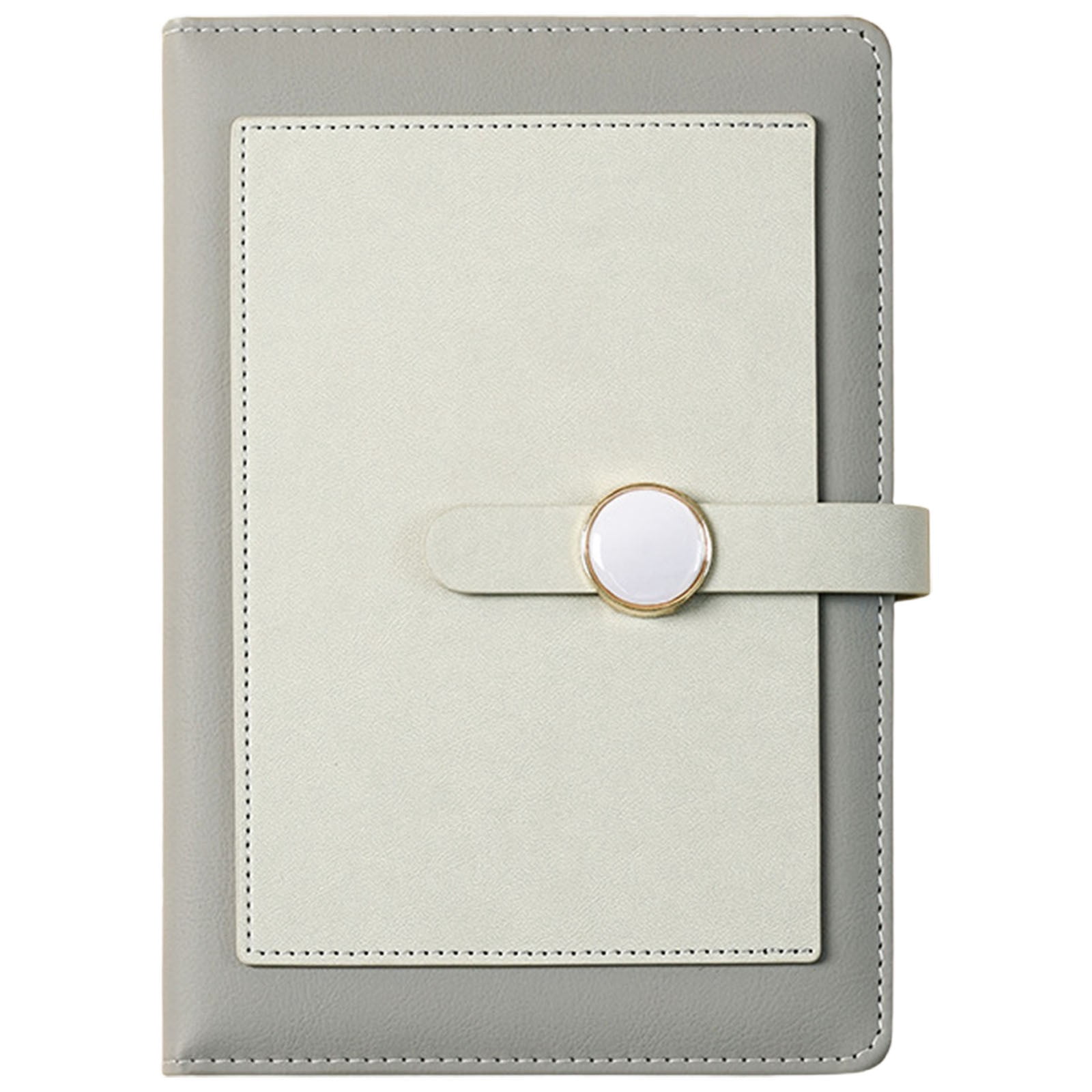 Pu Leather Notebook with Closure | 100 Sheets / 200 Pages | A5 Size ...