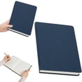 Pu Leather Notebook with Ribbon Bookmark, A5 100 Sheets/200 Pages ...