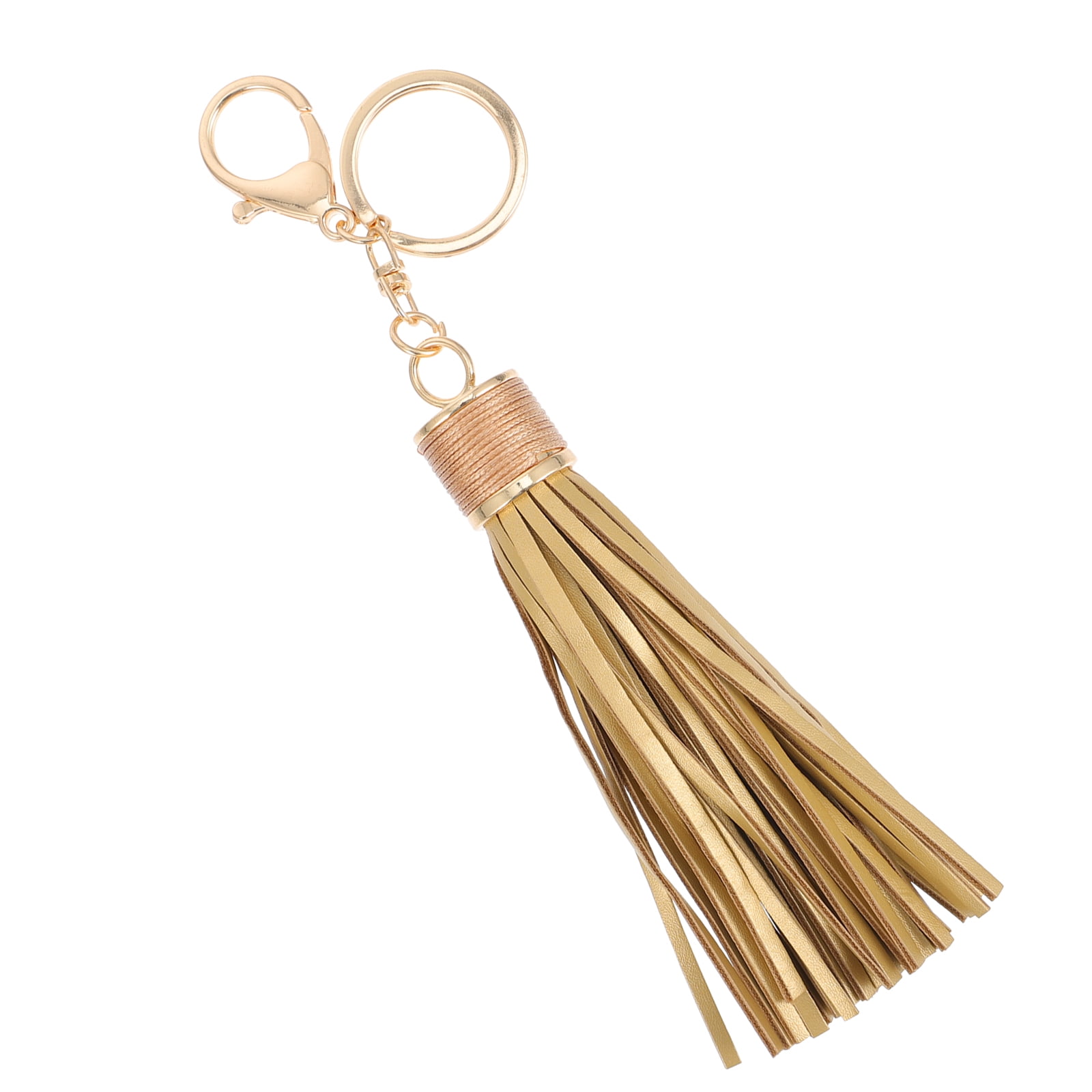 Pu Tassel Key Chain Keychain Tassels Decor Fringe Trim Macrame Rainbow ...
