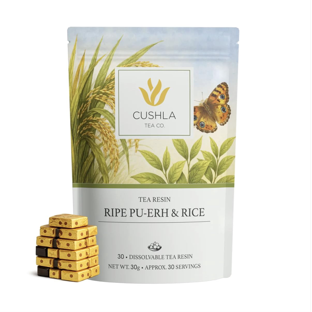 Pu-erh Shu Tea Resin with Sticky Rice - Ripe Puer Fermented Dark Tea ...