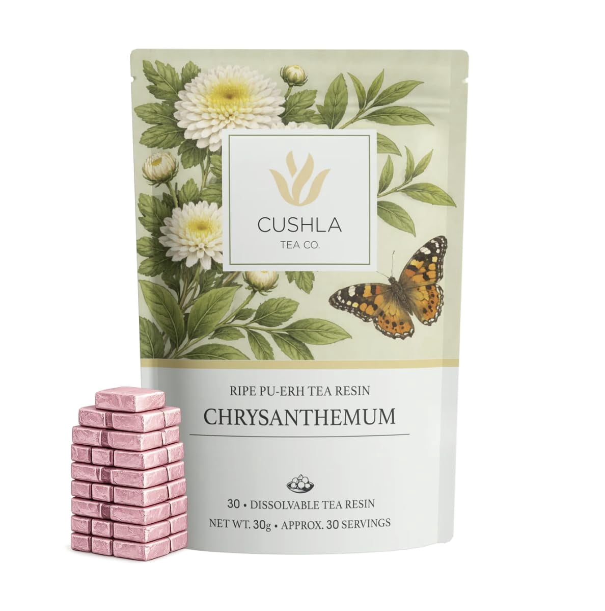 Pu-erh Shu Tea Resin with Chrysanthemum - Ripe Puer Tea from Yunnan ...