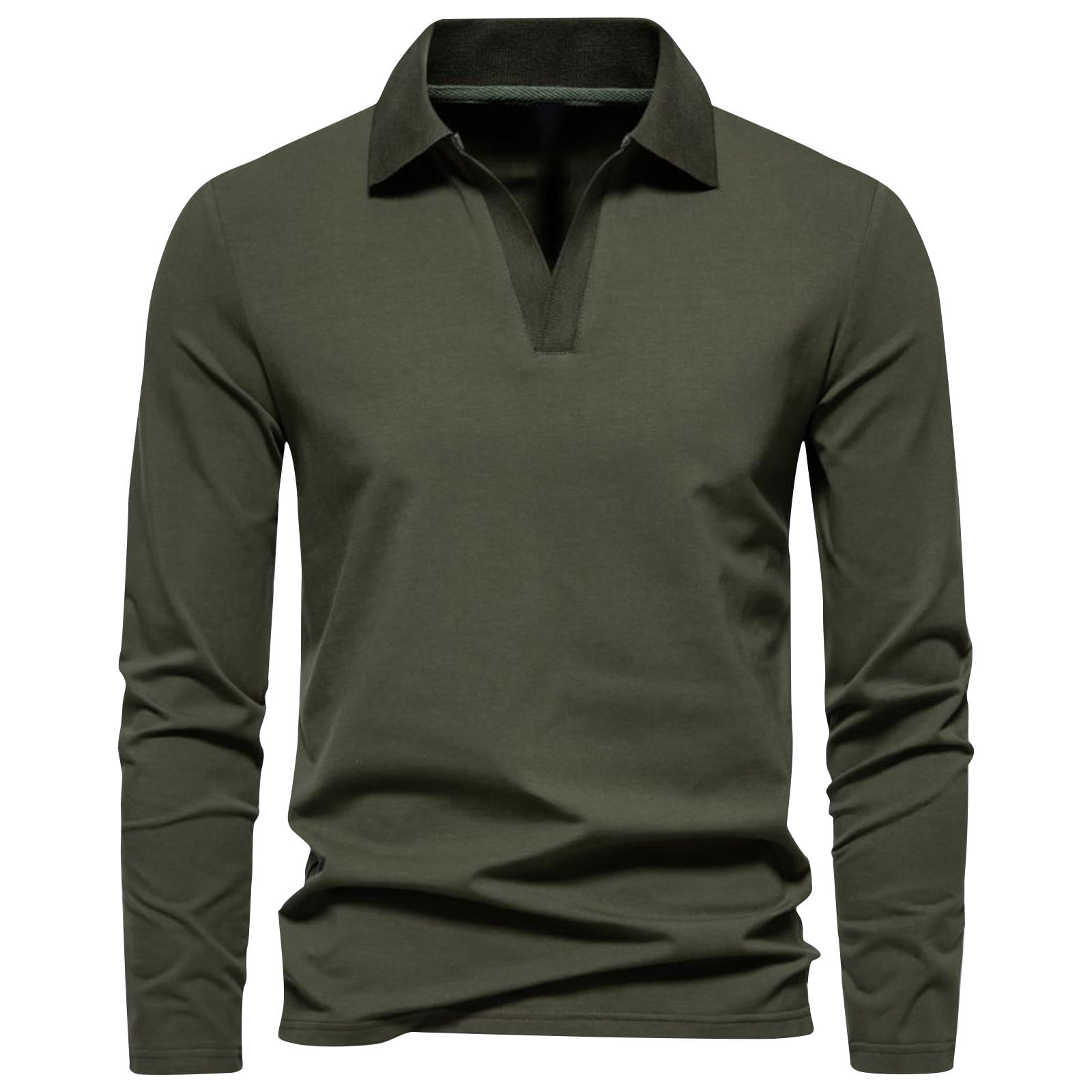 PuLe Rugby Shirt Muscle Shirts for Men Slim Fit Long Sleeve Golf Shirt ...