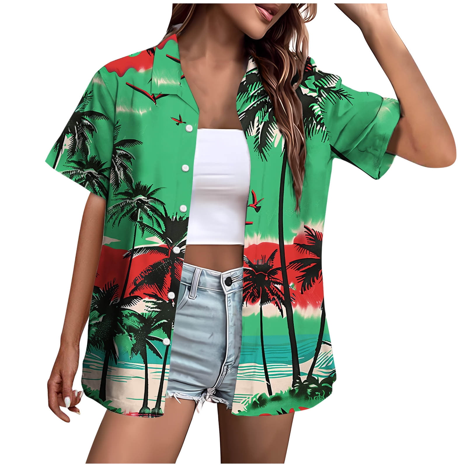 PuPy Spring Tops for Women Plus Size Shirts for Women Plus Size Blouses ...