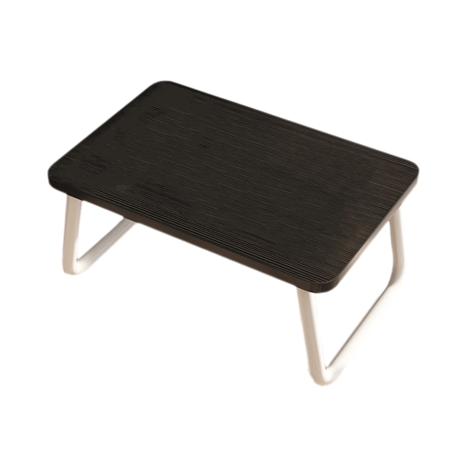 PuSpu Foldable Wooden Laptop Bed Desk, 1 Pc Black Portable Lap Stand ...