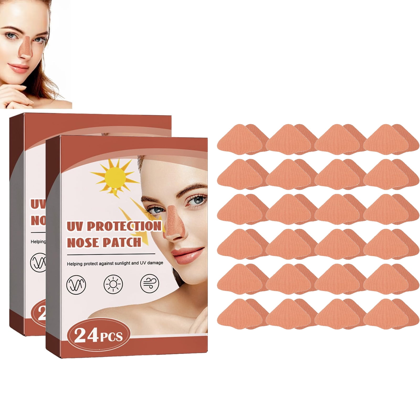 PuSpu Outdoor Nose Plaster Sun Nose Patch Outdoor Nose Strips Nose ...