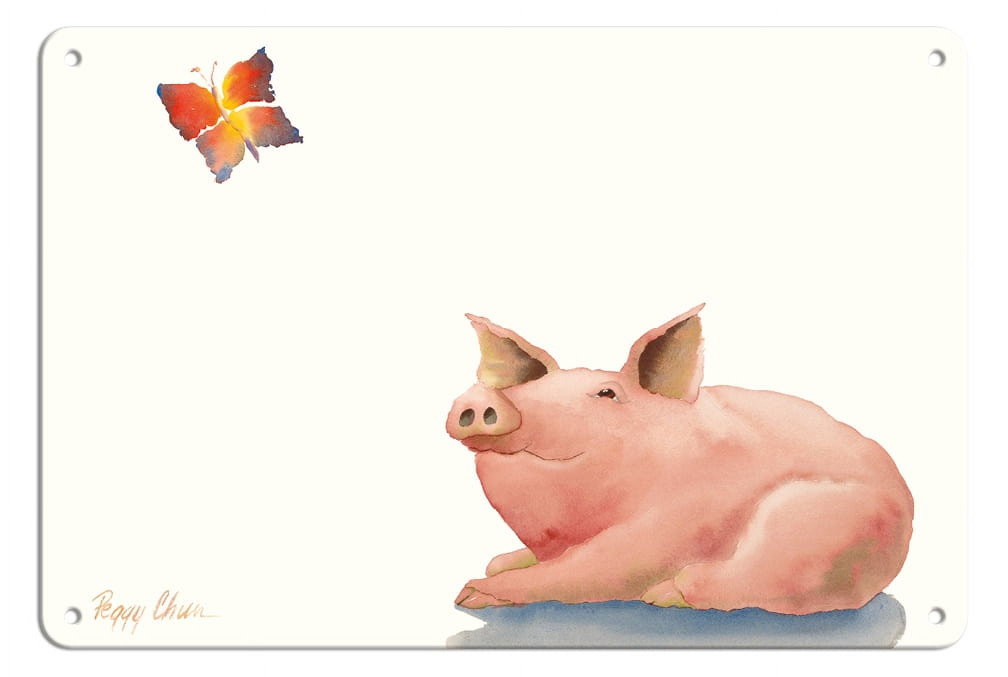 Pua’a Aloha - Hawaiian Pig (Pua’a) admires a Butterfly (Pulelehua ...
