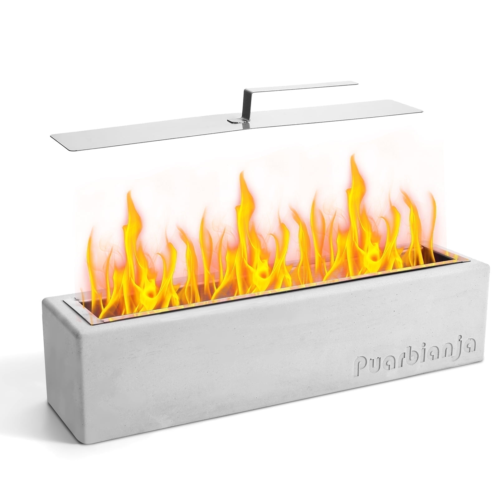 Puarbianja Tabletop Fire Pit - Stylish Concrete Table Fire Pit for ...