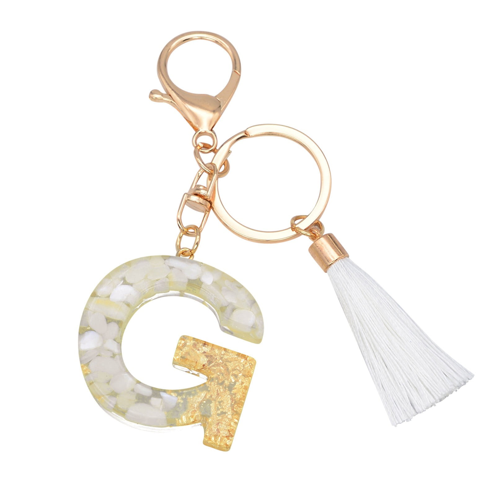Puawkoer Creative Keychain Color Key Ring Women Keychain Translucent ...