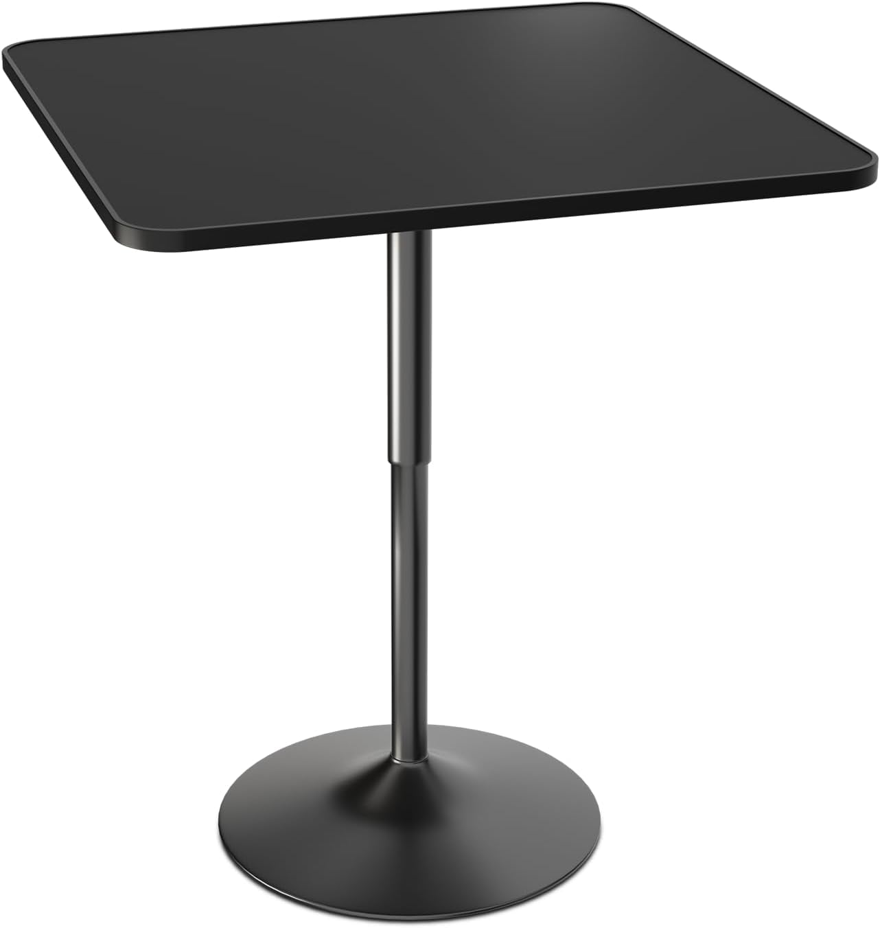 Pub Table Modern Cocktail Table, 27.5"- 35" Height Adjustable, 31.5 ...