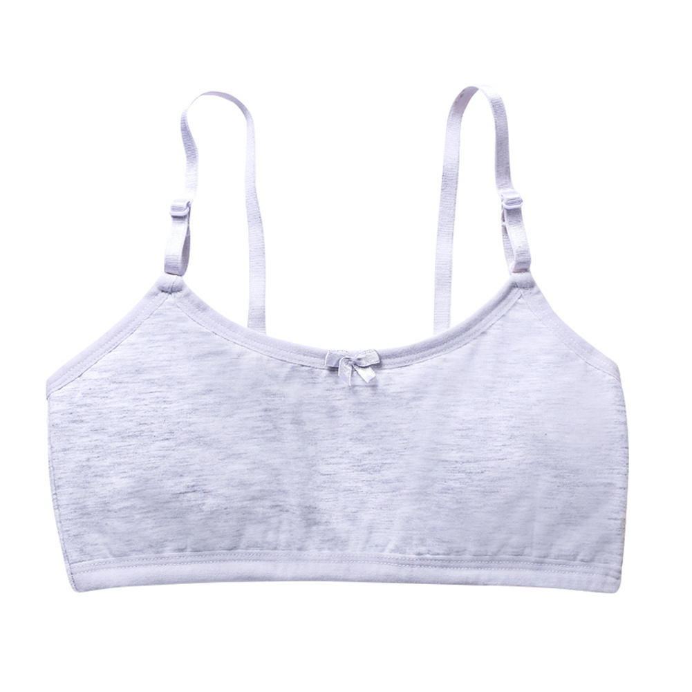Puberty Girls Cotton Development Bra Adjustable Shoulder Strap Cami ...