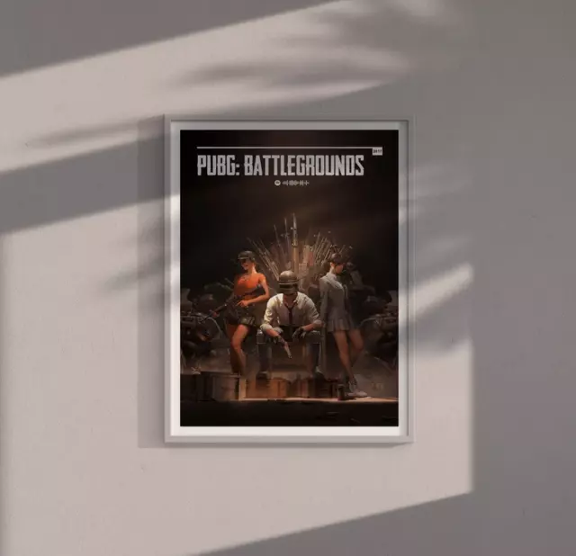 Pubg: Battle Royale Poster, Print, Wall Decor, Video Game Posters NO ...