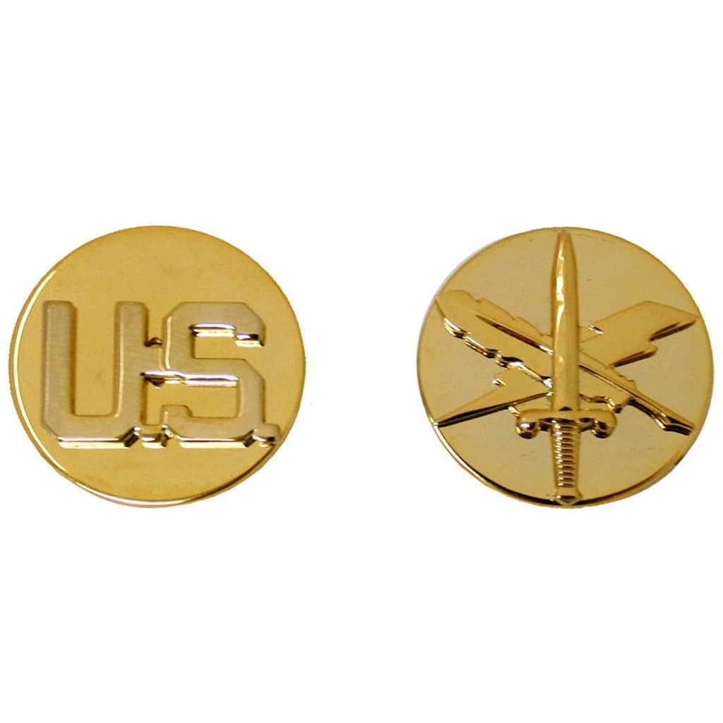 Public Affairs Branch Insignia Army Enlisted and US Gold Discs ...