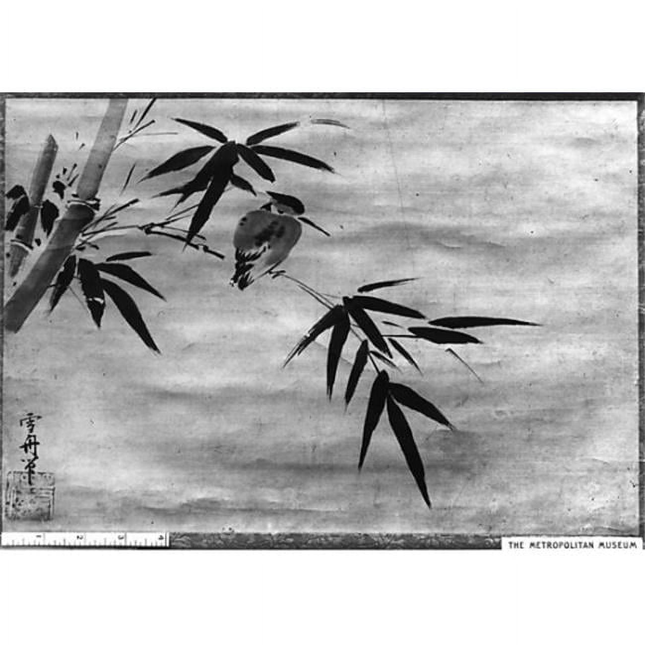 Public Domain Images MET54567 Bird & Bamboo Poster Print by Attributed ...