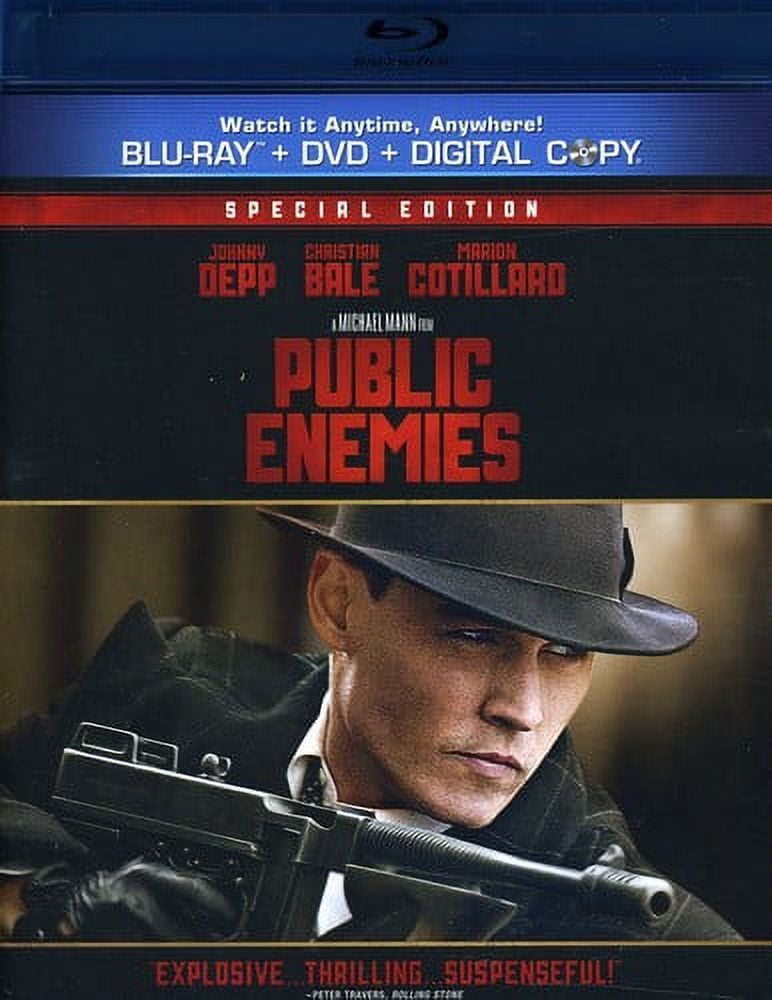 Public Enemies (Blu-ray + DVD) - Walmart.com