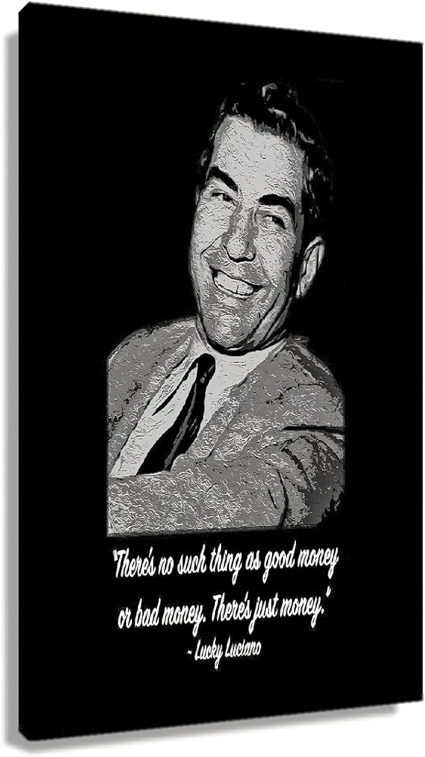 Public Enemy Mafia Posters for Walls Bugsy Siegel Black Gangster ...