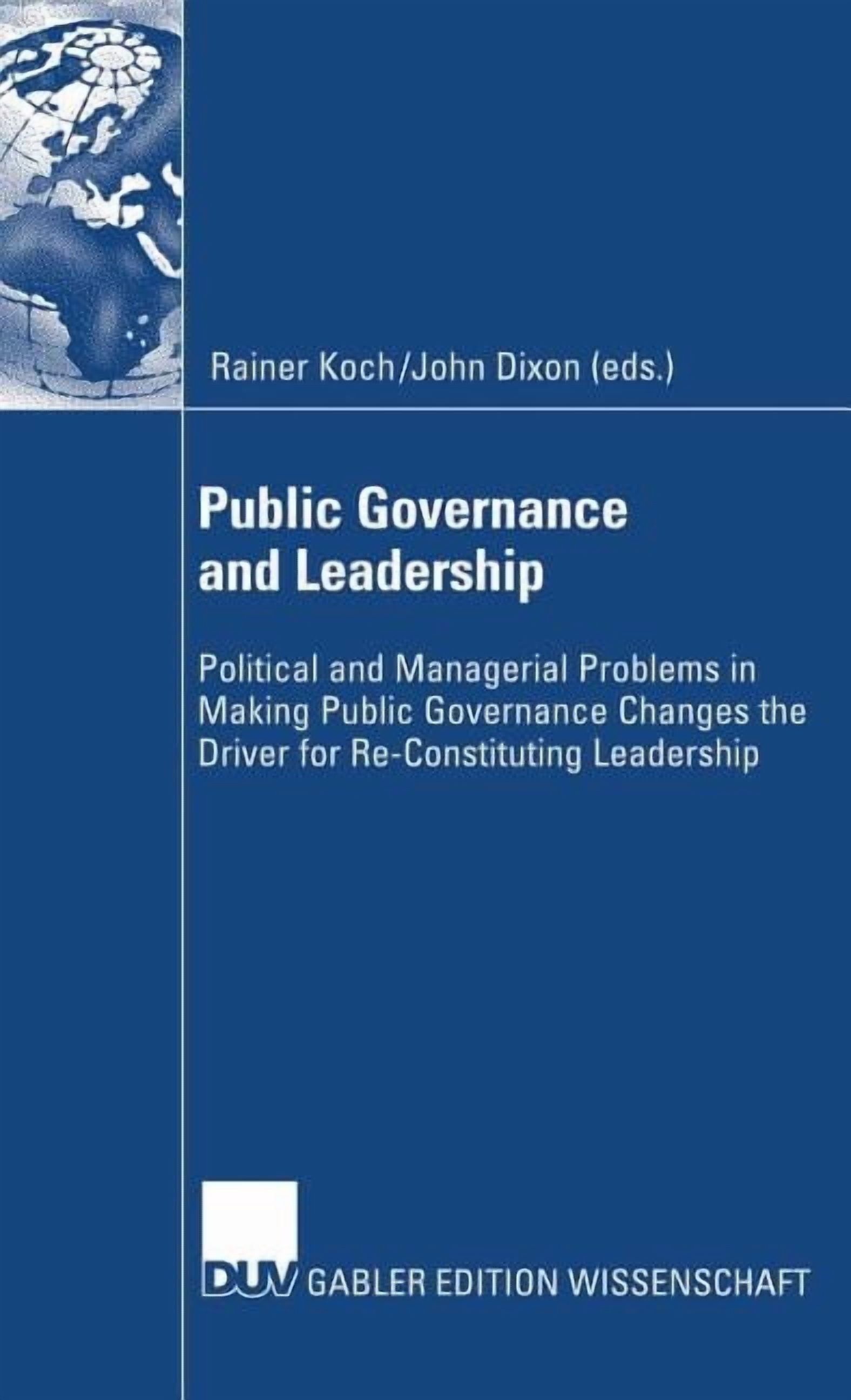Public Governance and Leadership: Political and Managerial Problems in ...
