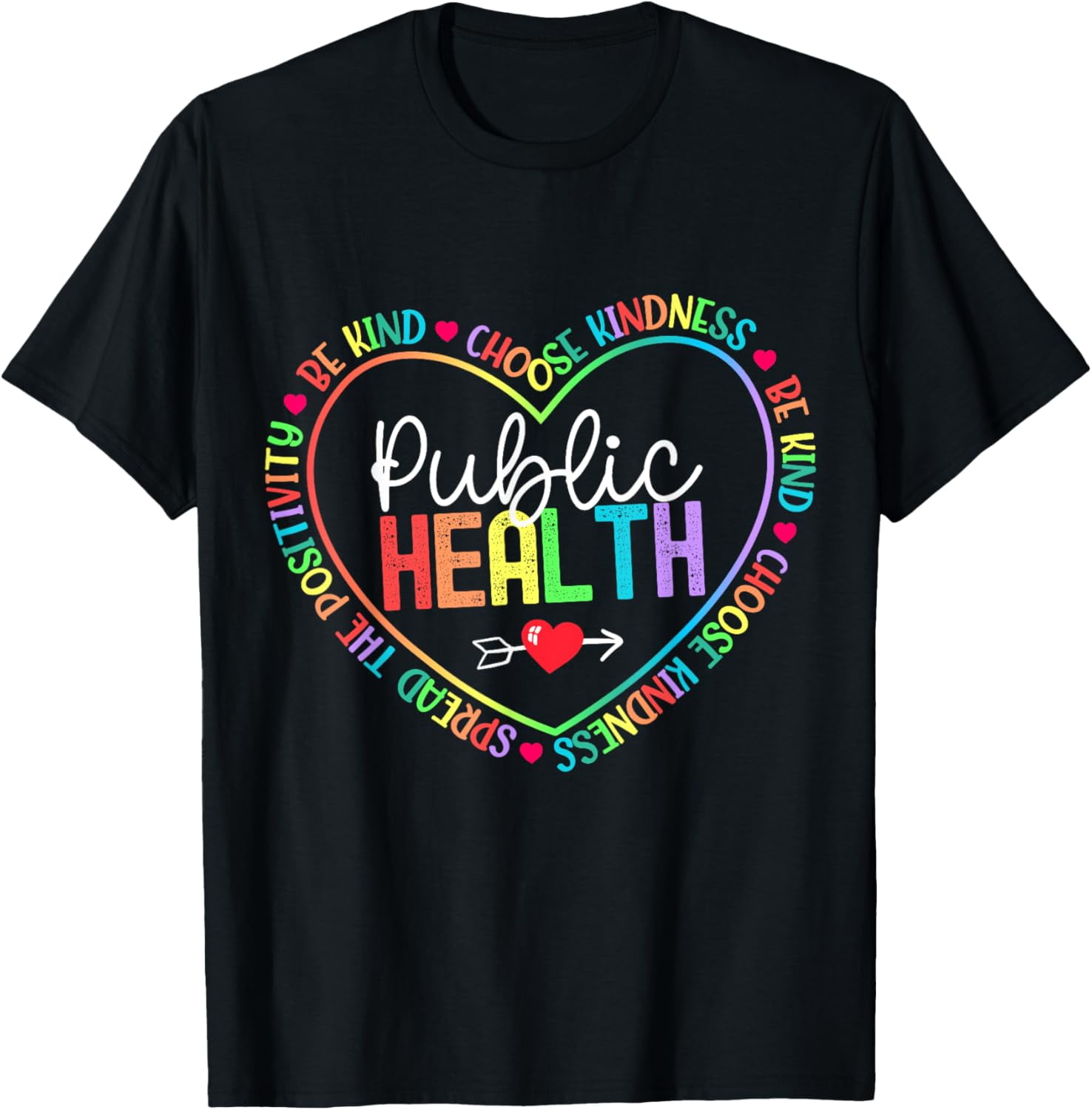 Public Health Words & Healthcare Worker Epidemiologist T-Shirt ...