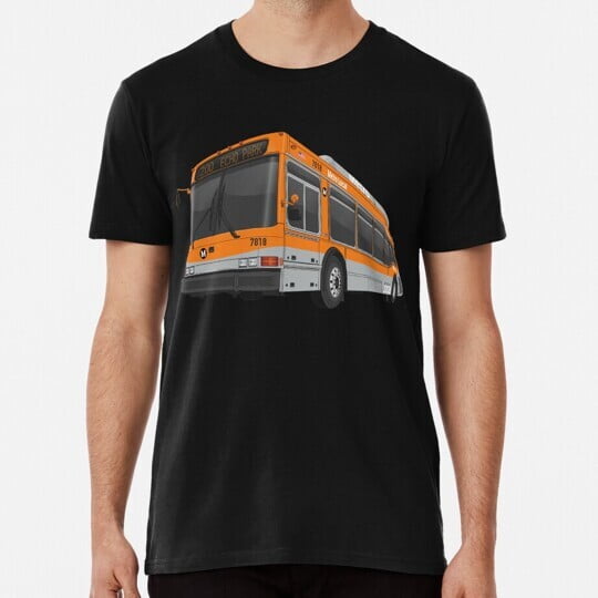 Public Transit Inspired Shirt with City Bus Graphic – Urban Commuter ...