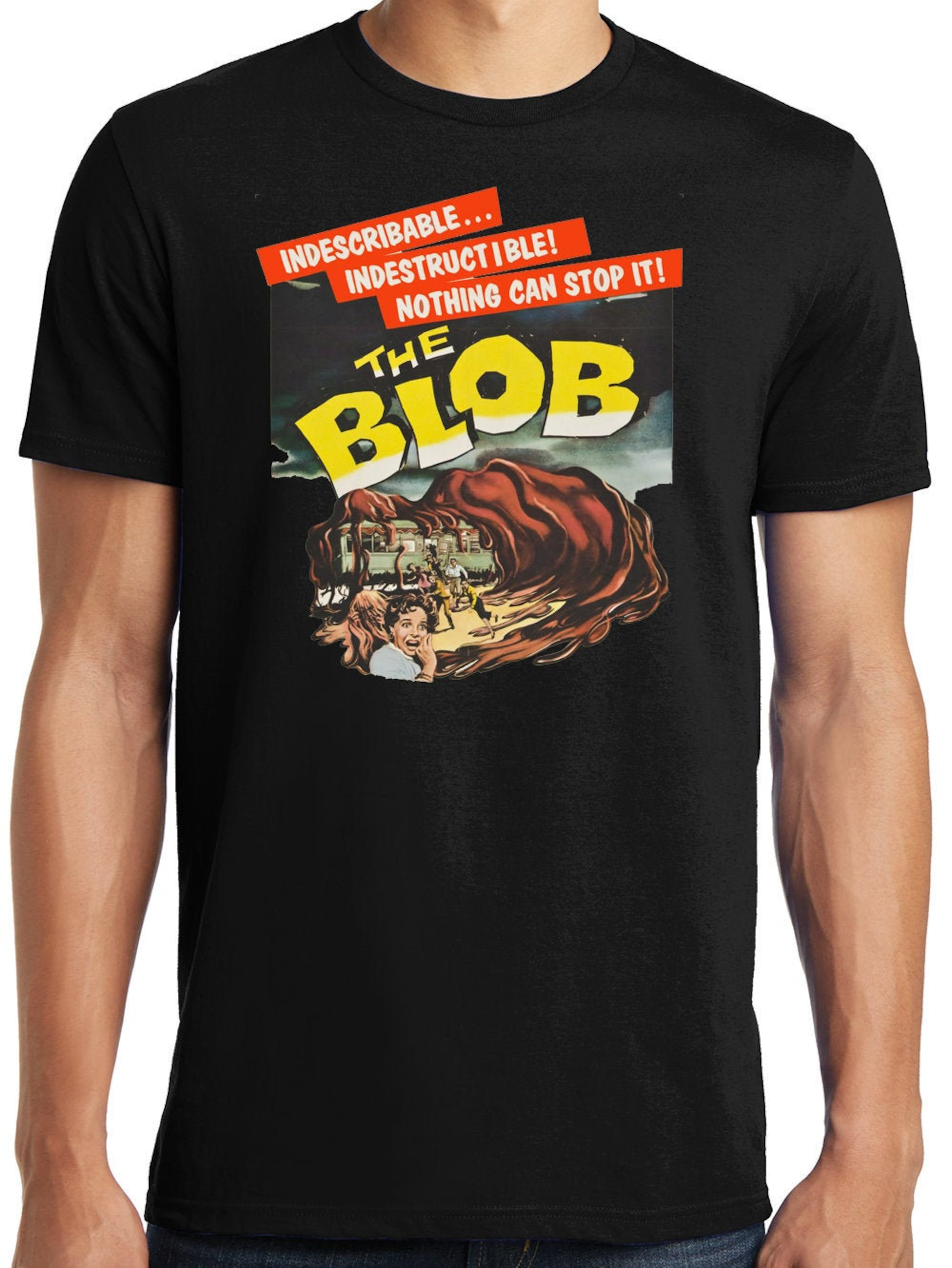 PubliciTeeZ Big and Tall The Blob Classic Horror Movie T-Shirt ...