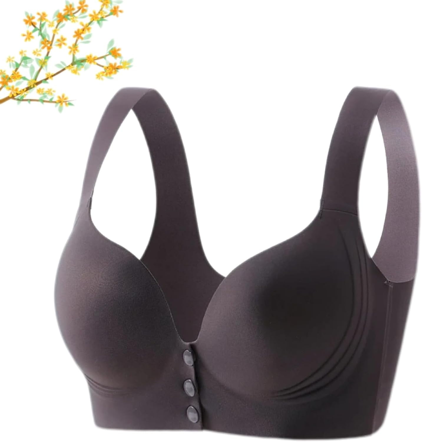 Pubyfun Grishay Front Button Lift Bra, Bra, Snap Front Hook Bras ...