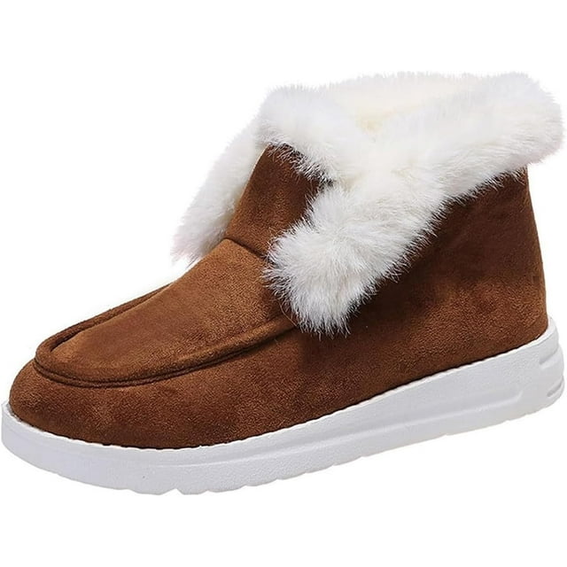 Pubyfun Senior Comfy Winter Ankle Boots Women, Ladies Warm And ...