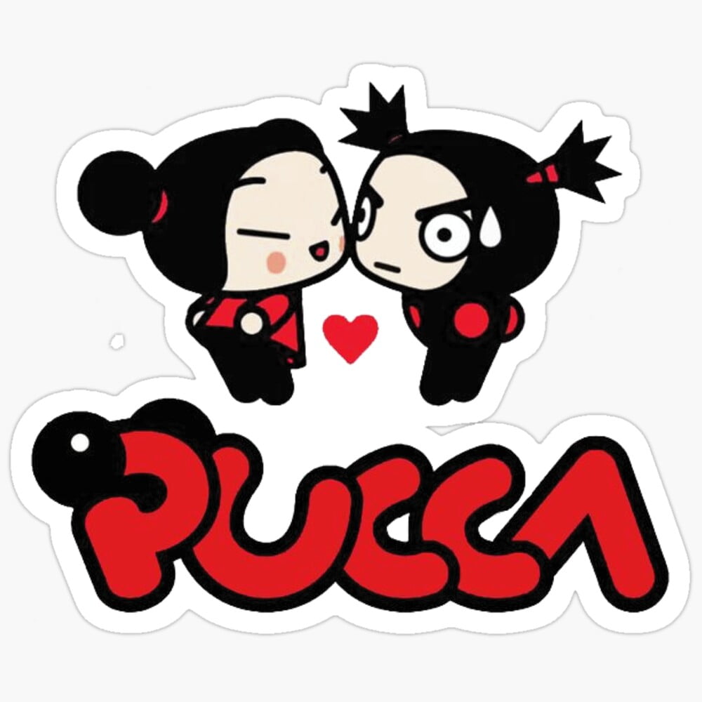 Pucca And Garu Sticker Phone Decal Water Bottle Stickers Car Decals ...