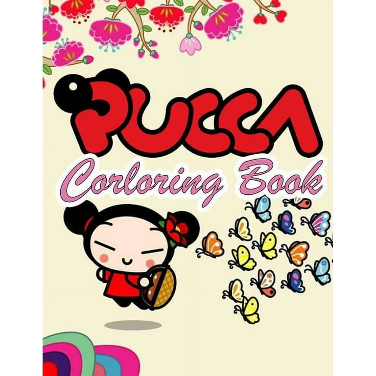 coloring pages of pucca