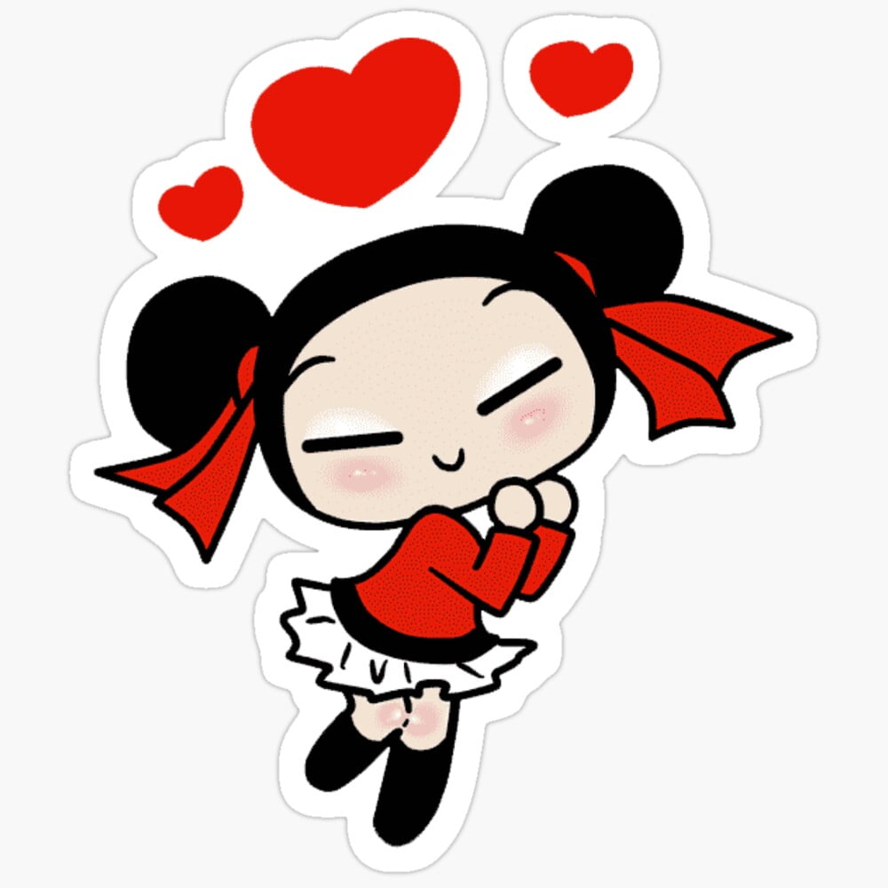 Pucca Sticker Phone Decal Water Bottle Stickers Car Decals, Laptop ...