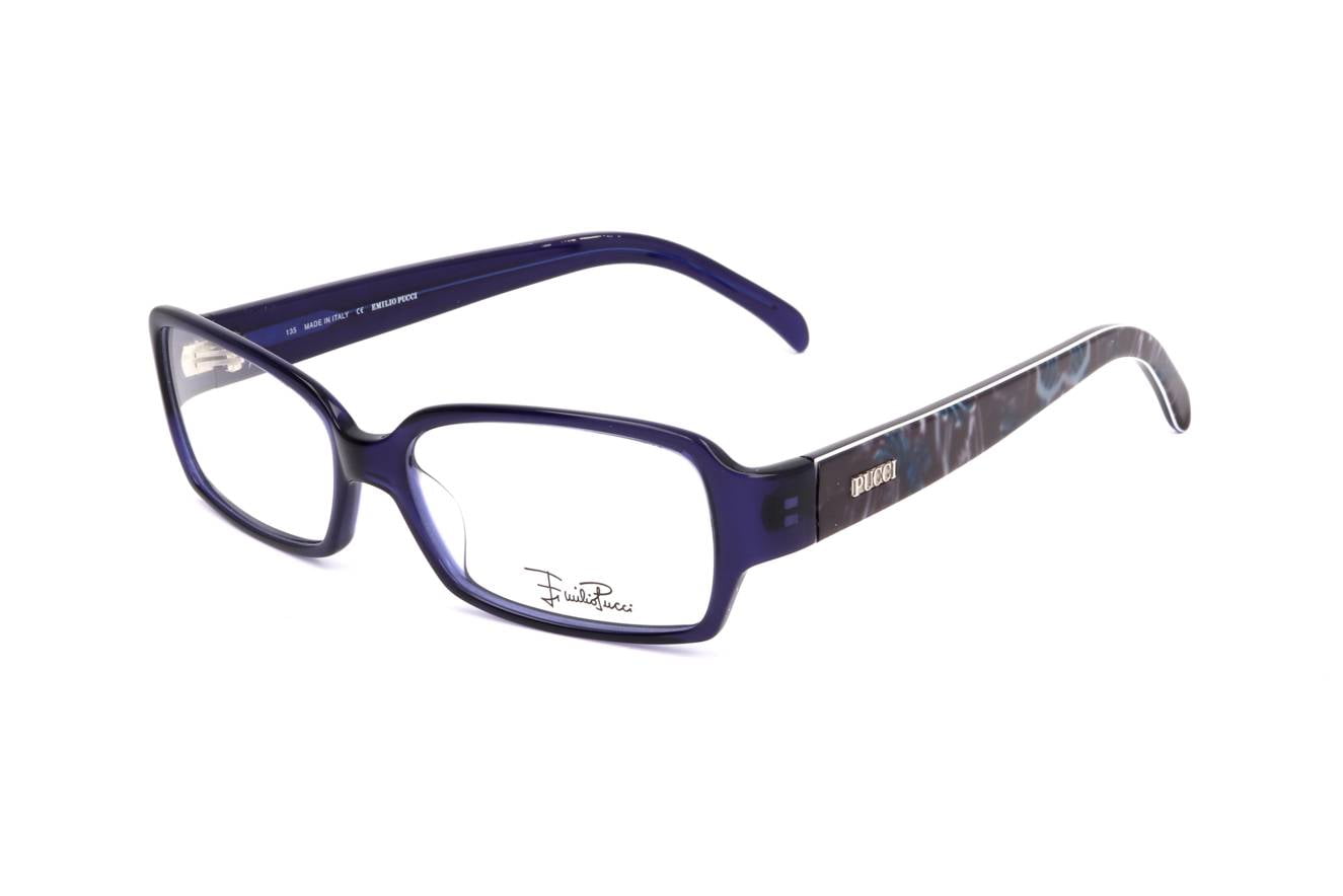 Pucci eyeglasses EP2652 WOMAN 51/14/135 424 BLUE - Walmart.com