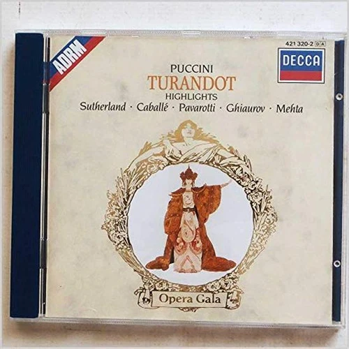 Puccini: Turandot Highlights - Music CD - - 1989-0 - Sold by Sounda ...