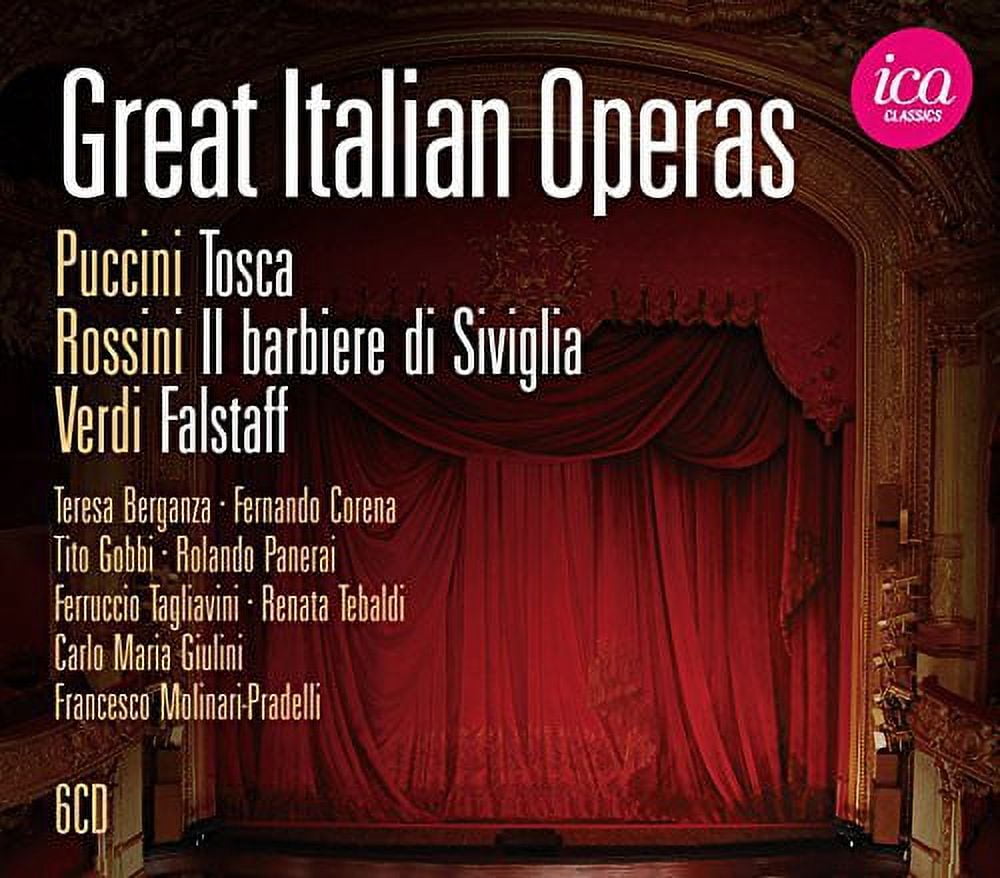 Puccini / Verdi / Rossini / Giulini / Tebaldi - Great Italian Operas ...