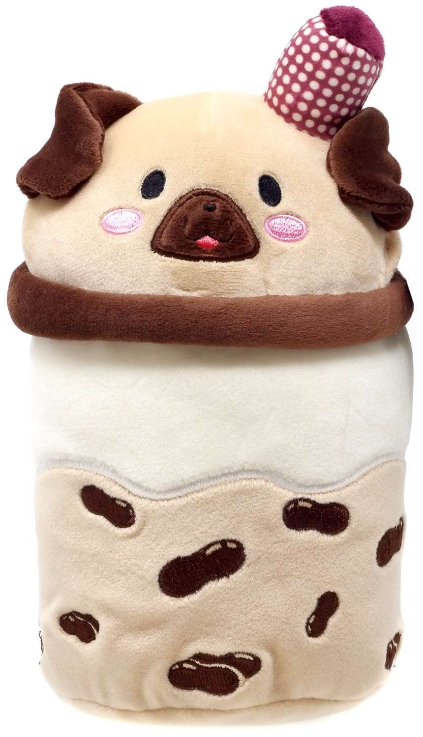 Puchi Gumi Brown Pug Plush - Walmart.com