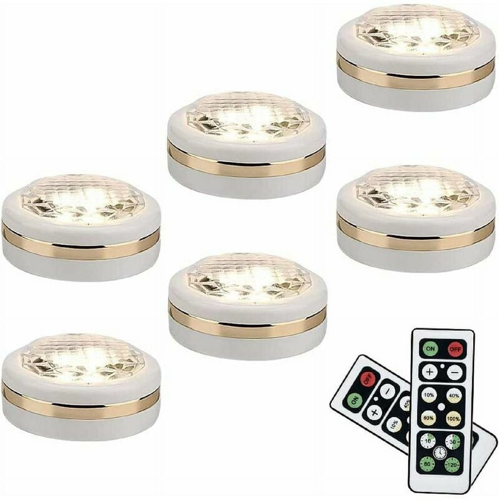 Puck Lights Under Cabinet, Dimmable Brightness for Kitchen with Motion ...