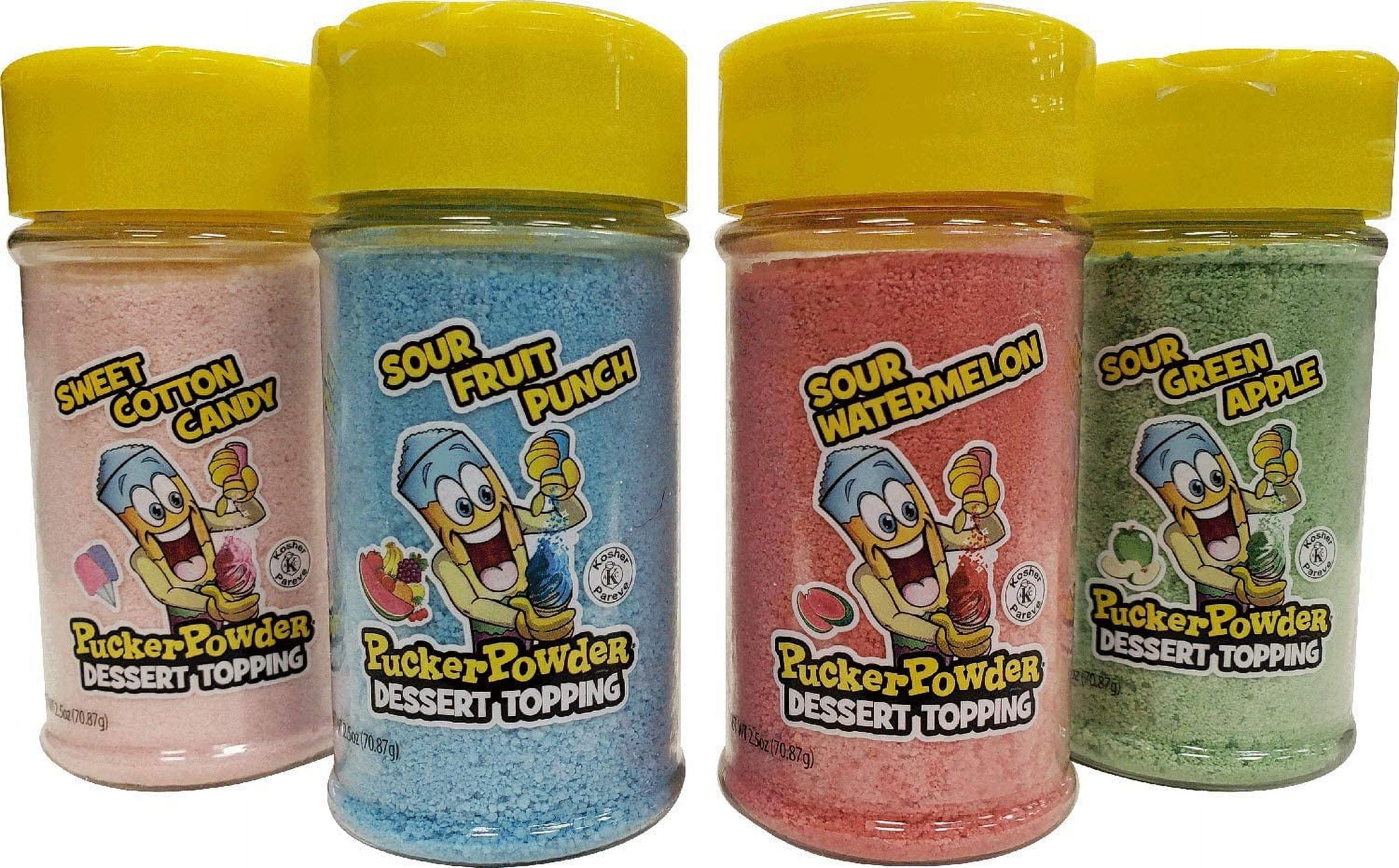 Pucker Powder Dessert Topping Assortment Pack - Candy, Ice Cream Topper ...