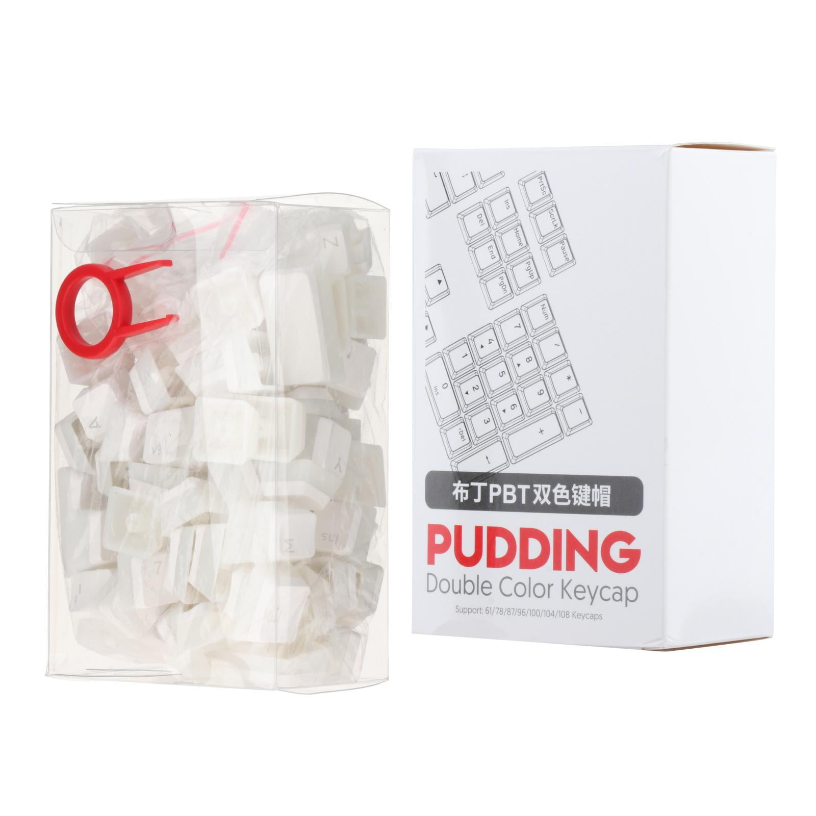 Pudding Keycap Set for Mechanical Keyboard RGB PC Gaming White ...