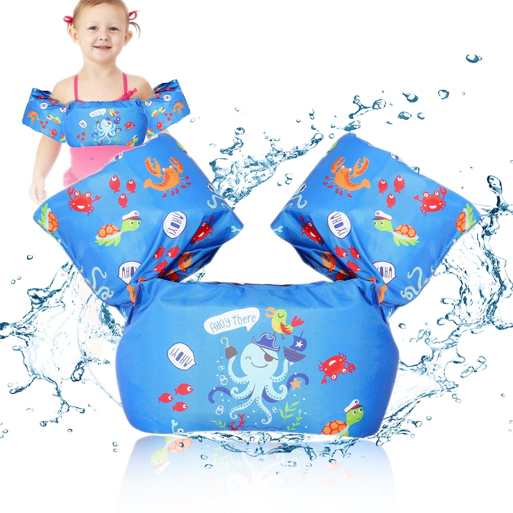 Puddle Jumper for Kid 30-55 lbs, Cartoon Swim Vest, Adjustable Strap ...