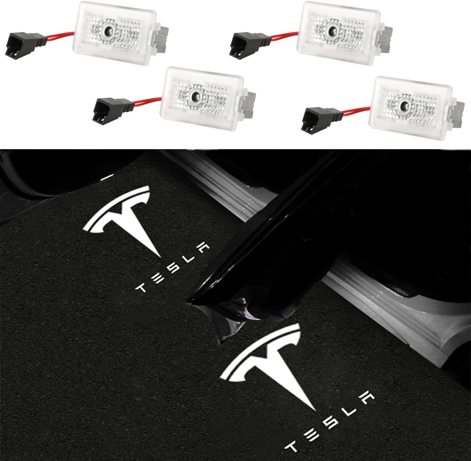 Puddle Lights Interior Lights for Tesla Model 3/Y/S/X 2 Pieces ...