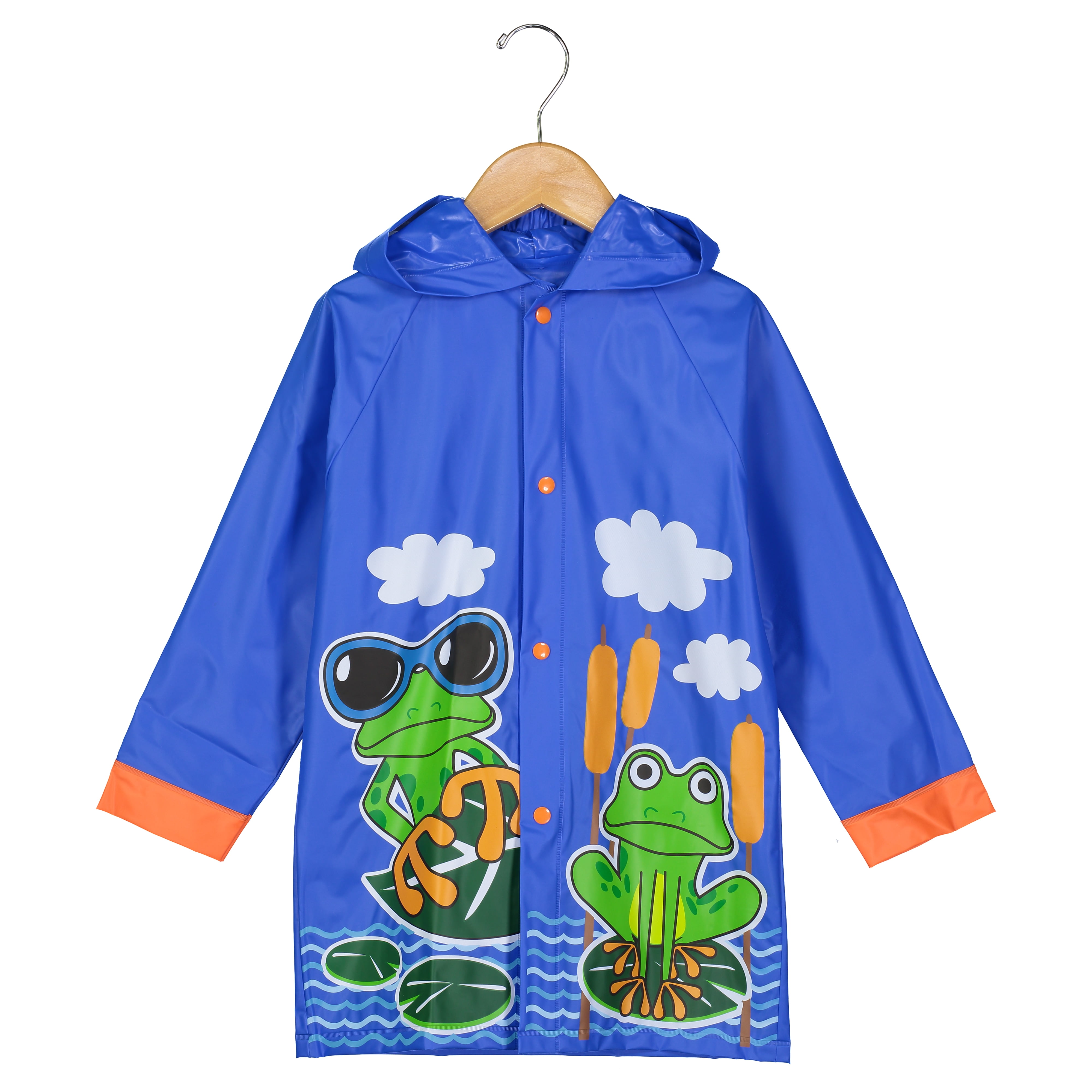 Puddle Play Little Boys and girls Hooded Rain Slicker Unicorn, Frog ...